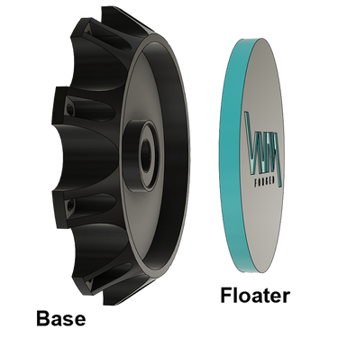 8x275 MM Billet Aluminum Floating Wheel Center Caps Custom Made – Venum ...