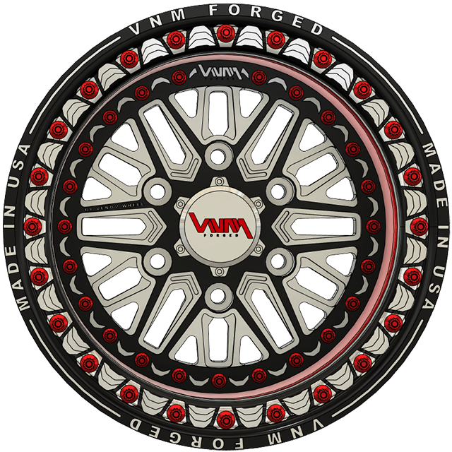 V-1 The Argo Beadlock VNM Forged Aluminum UTV Wheels Can Am Maverick R ...