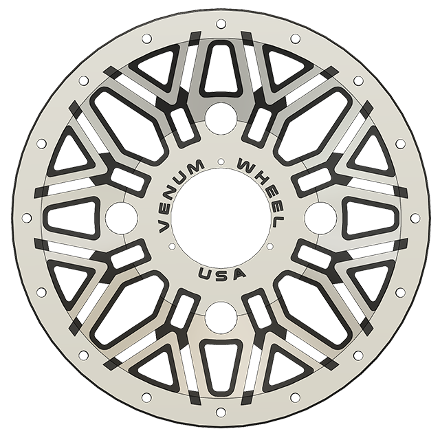 V-3 Beadlock VNM Forged Aluminum Wheels For UTV Polaris Rzr Pro R ...