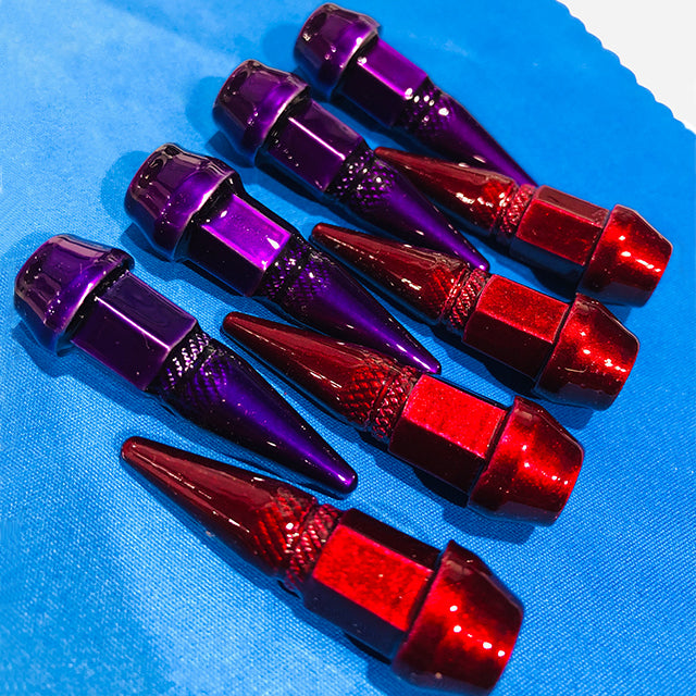 4 Pc Air Valve Stems Spike Cap - Powder Coated - Various Colors – Venum ...